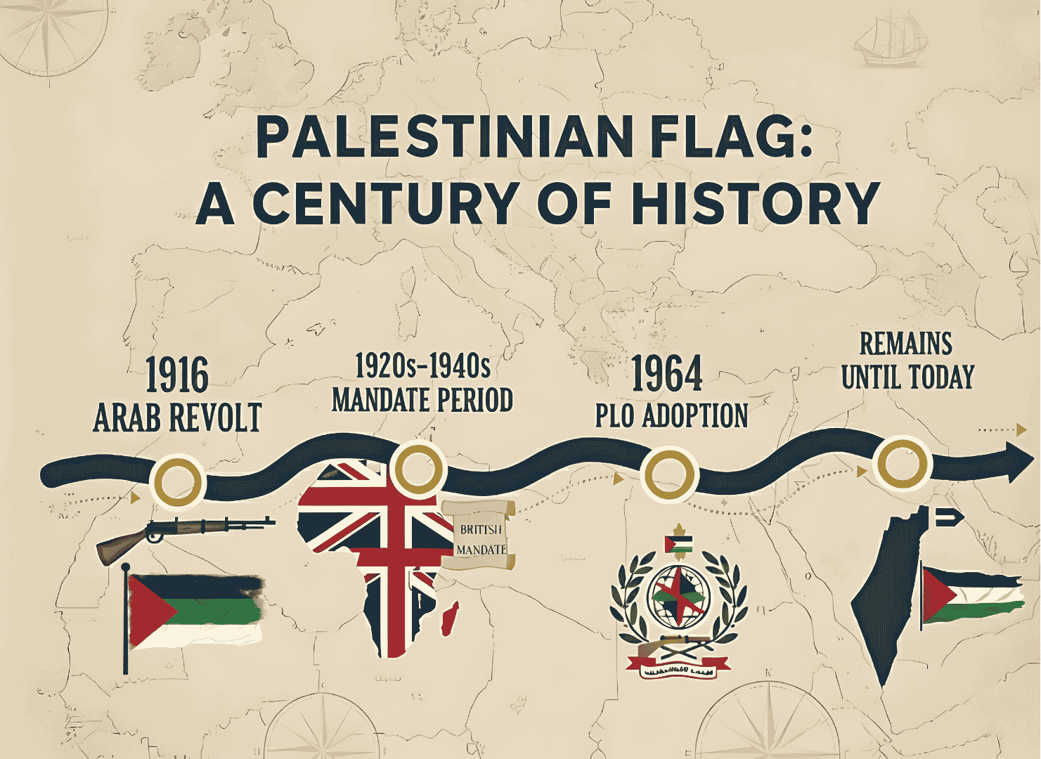 Palestinian Flag History: Colors, Symbols & Cultural Significance – Palbox